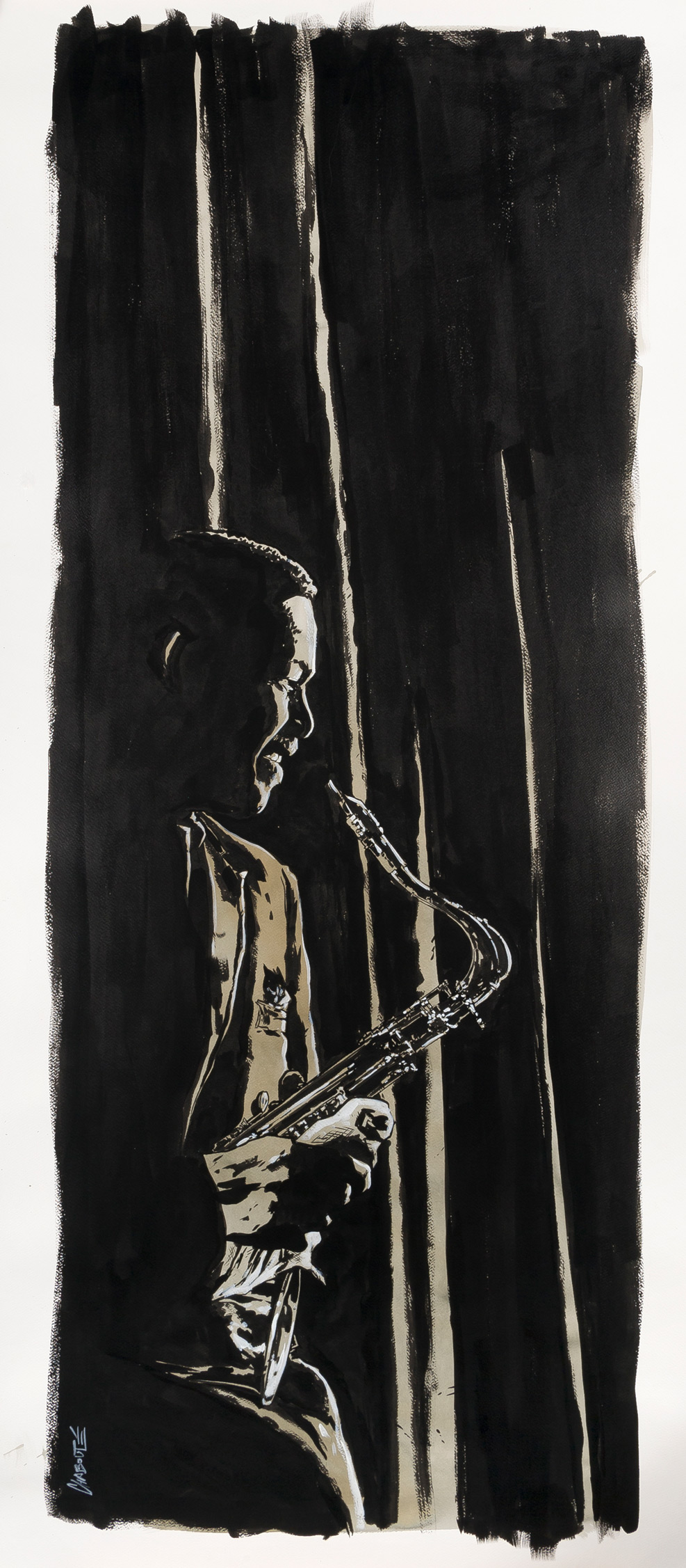 Christophe Chabouté, Jazz, 2014 | Artwork | HUBERTY & BREYNE
